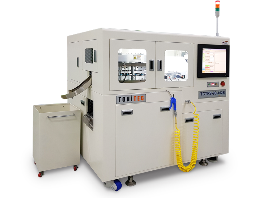 CAM PRESS TRIM/FORM/SINGULATION SYSTEM > SEMICONDUCTOR | (주)토니텍